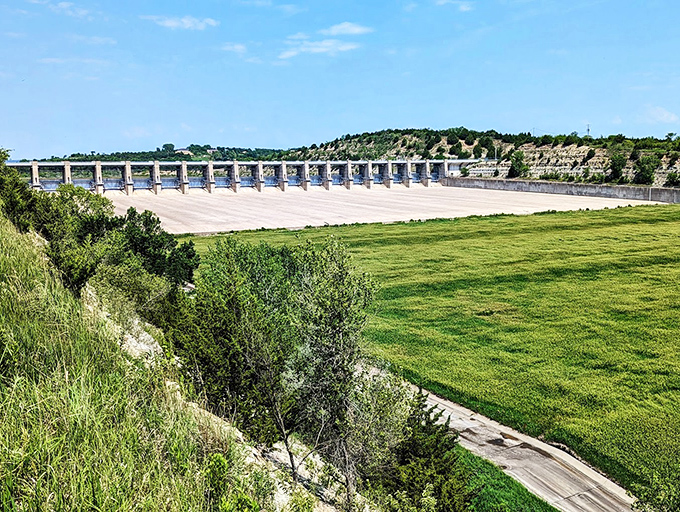 Historic bridge crossing at Tuttle Creek. Some paths are worth taking just to see where they lead.