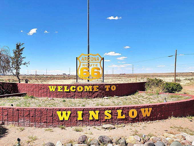 Take it easy in Winslow, where Eagles songs play and retirement budgets stretch like desert highways.