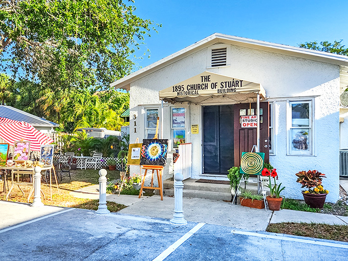 The 1895 Church of Stuart building stands as a charming reminder that history in Florida doesn't need to be demolished for another condo development.