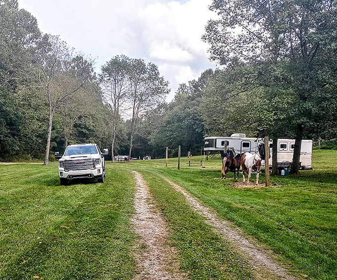 Horse country meets camping culture at Coshocton KOA, where the dirt paths aren't a bug&mdash;they're a feature of authentic outdoor living.