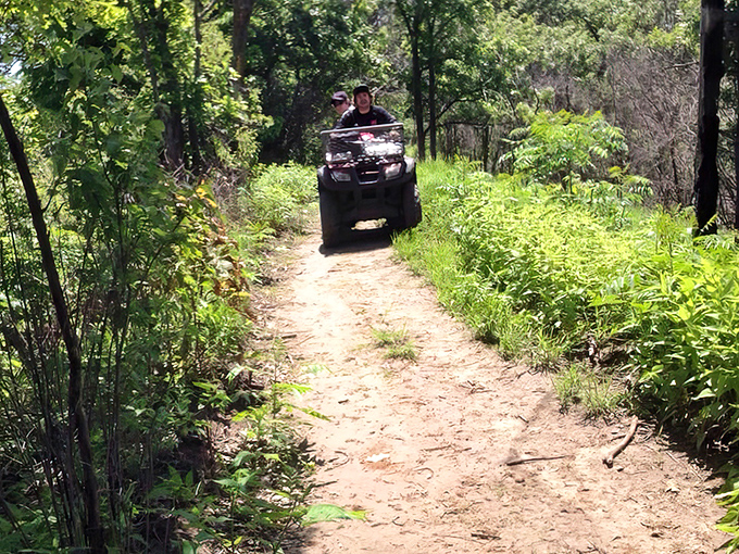 The modern-day equivalent of horseback riding&mdash;less romantic but significantly more horsepower on these woodland trails designed for the motorized adventurer.