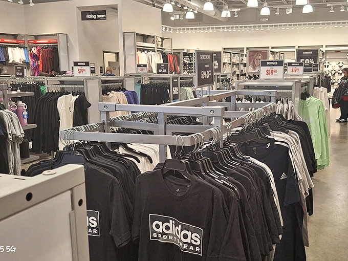 The Adidas outlet&mdash;where athleisure meets affordability and everyone suddenly feels like joining a gym.