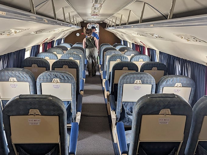 Airplane interiors from the golden age of travel, when legroom wasn't just a luxury&mdash;it was standard equipment.