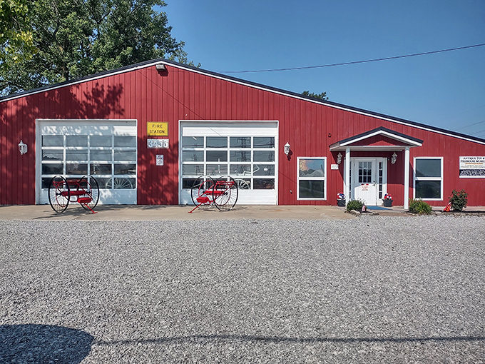 The Antique Toy and Firehouse Museum combines childhood nostalgia with local history in one red building.