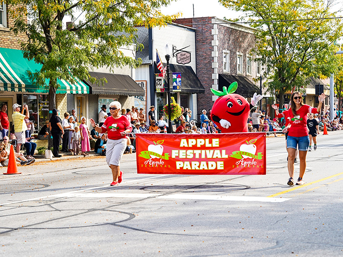 The Apple Festival parade brings out the fruit-loving fanatic in everyone. Who knew apples could inspire such hometown pride?