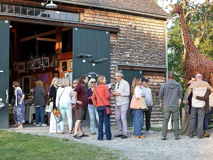 Art in the Barn draws crowds seeking culture with a side of authenticity&mdash;no sterile gallery walls, just pure creative expression in a quintessential Essex setting.