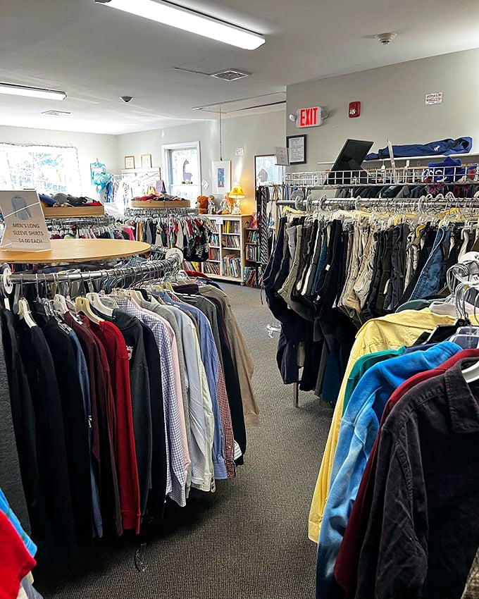 The men's department: where Maine practicality meets unexpected style. Find everything from workwear to "I'm pretending I own a yacht" casual.