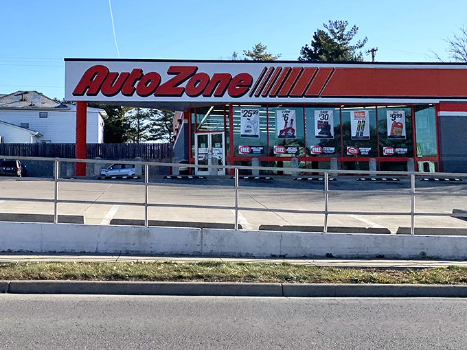 Even the chain stores fit into Bellefontaine's landscape, proving that practicality and community character can coexist peacefully.