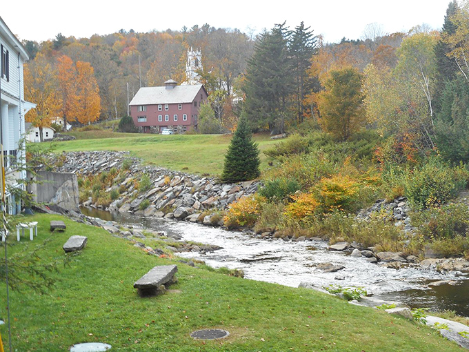 Vermont's autumn creek doesn't just flow &ndash; it provides the perfect soundtrack for those flame-colored trees doing their annual fashion show.