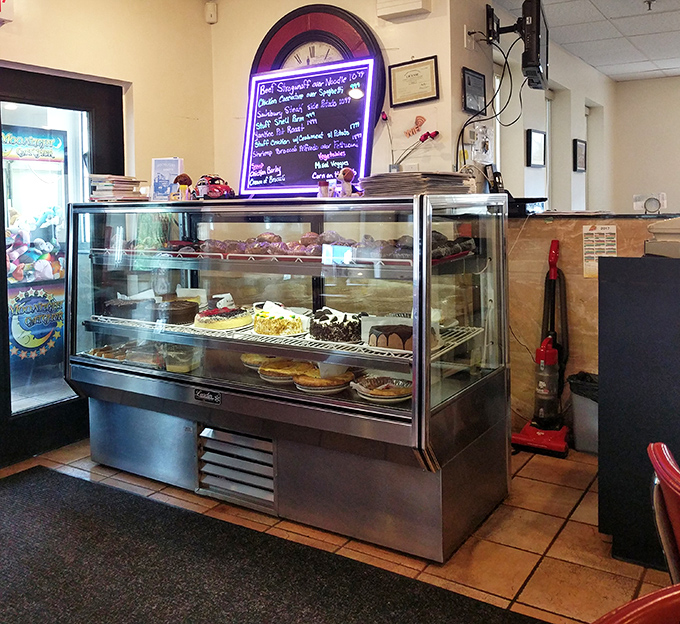 The dessert case &ndash; where willpower goes to die and happiness begins. Each treat beckons with the promise of momentary bliss worth every calorie.