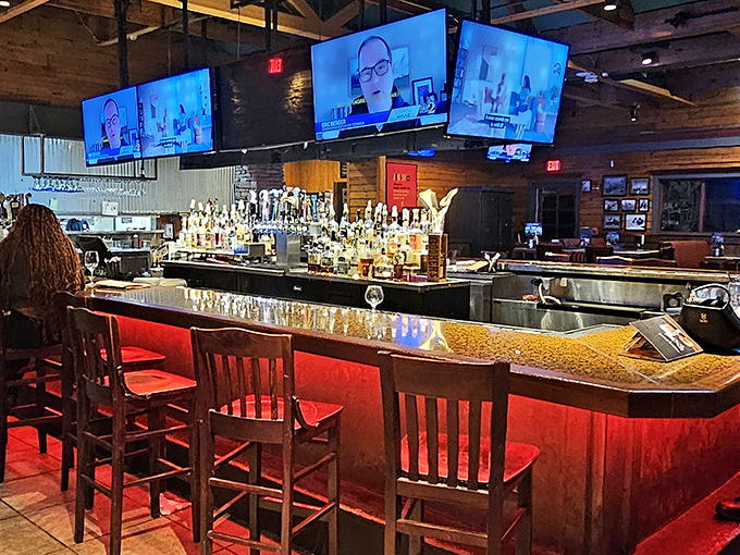 A bar that takes its bourbon as seriously as its barbecue, with enough bottles to make a Prohibition agent weep.