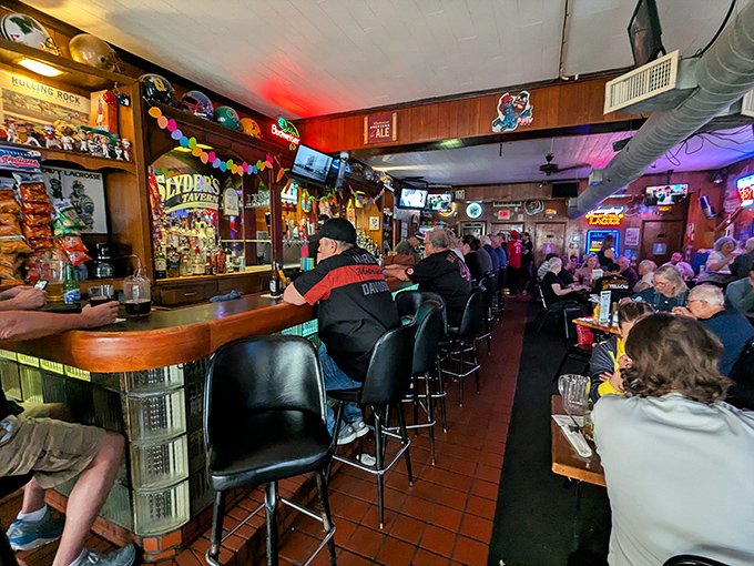 The bar where everybody might not know your name yet, but they'll treat you like they do. Where Dayton unwinds, one pint and patty at a time.