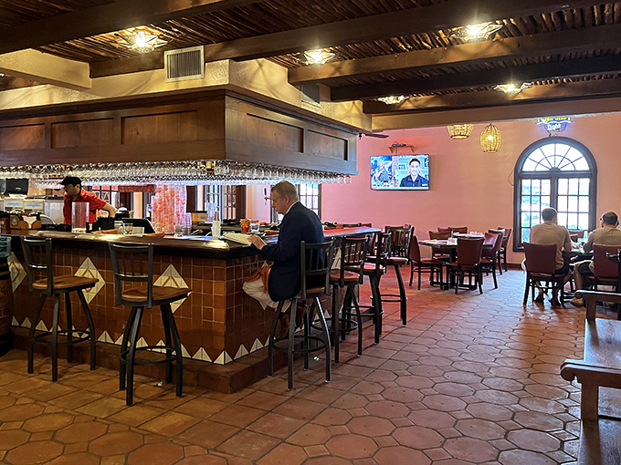 The bar area &ndash; where strangers become friends and friends become family over legendary margaritas and tales of Austin's glory days.