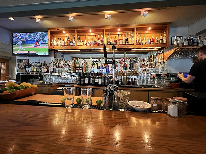 The bar isn't just well-stocked&mdash;it's a liquid library where Pacific Northwest spirits share shelf space with global favorites.