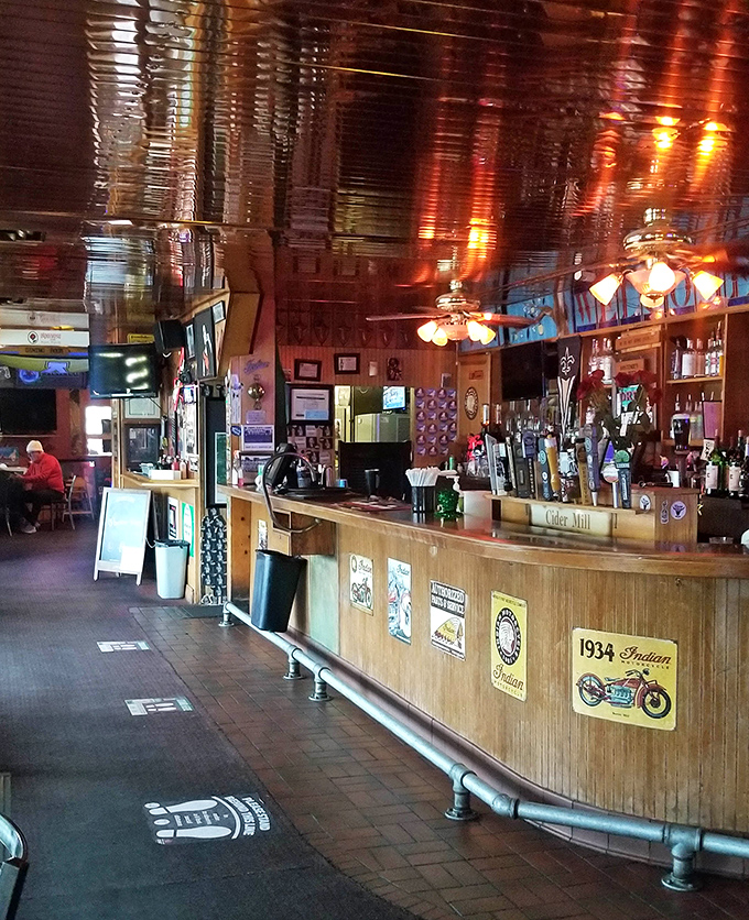 The bar's wood-paneled charm and nostalgic memorabilia collection feels like the rec room we all wish we had growing up.