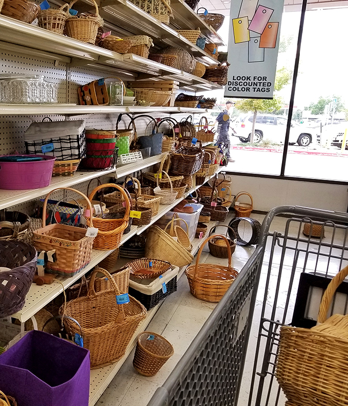 Basket bonanza! Woven wonders in every shape and size, perfect for organizing everything from magazines to fruit—or just looking rustic on that shelf you never dust.