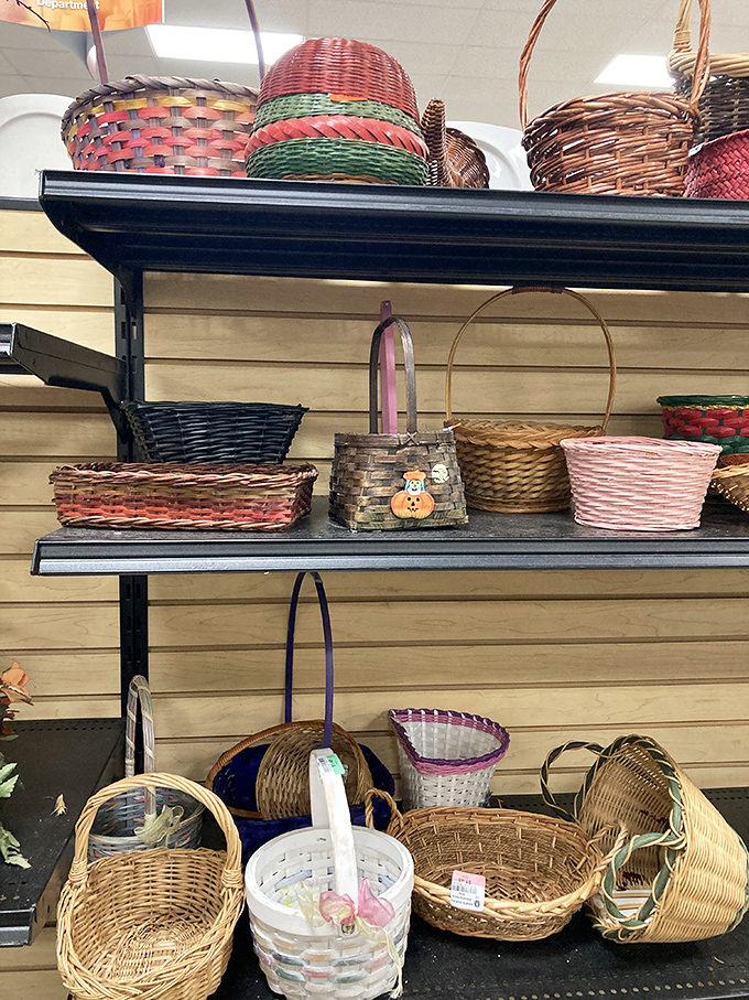 Basket case? More like basket paradise &ndash; these woven wonders await new homes and creative repurposing opportunities.