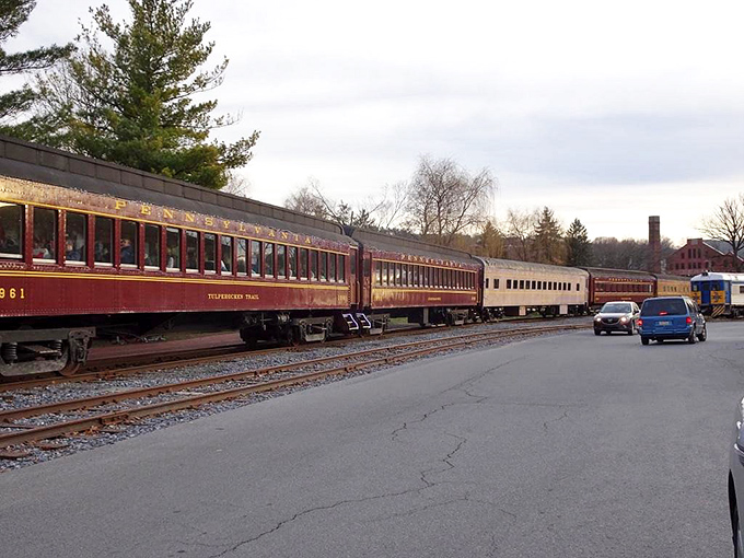 All aboard for a journey through time! The Bellefonte Historical Railroad's vintage cars promise adventures that chug along at a nostalgic pace.