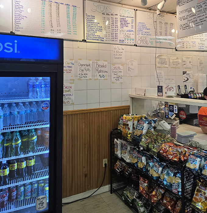 The snack selection – because sometimes your sandwich needs a crunchy sidekick. Like Robin to Batman, if Robin were made of potato chips.