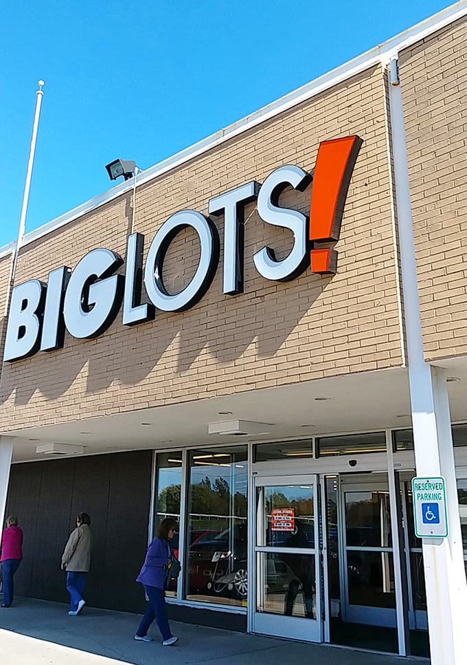 Big Lots&mdash;where retirees discover the joy of finding brand names without needing to refinance their mortgage.
