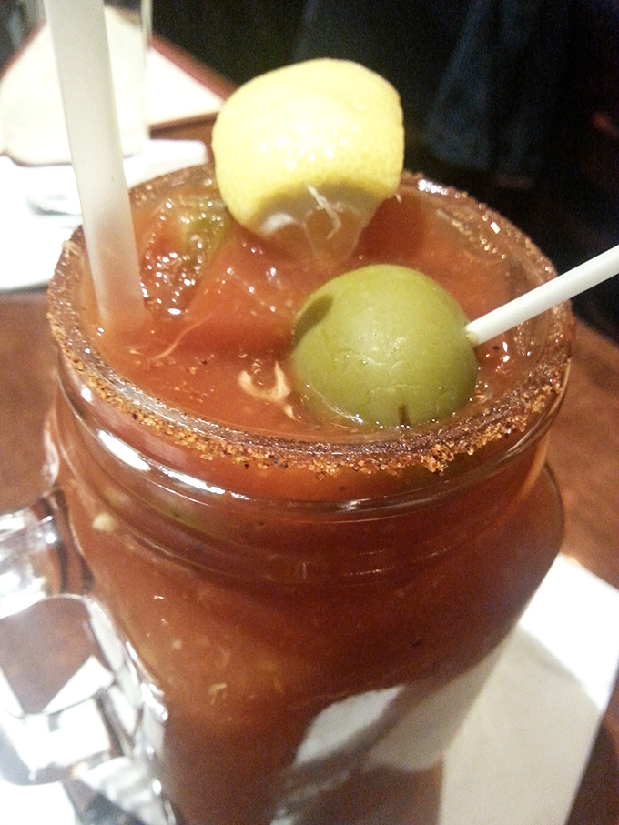 Their Bloody Mary isn't just a drink&mdash;it's a meal with a kick. Those olives aren't garnish; they're the cocktail equivalent of backup dancers.