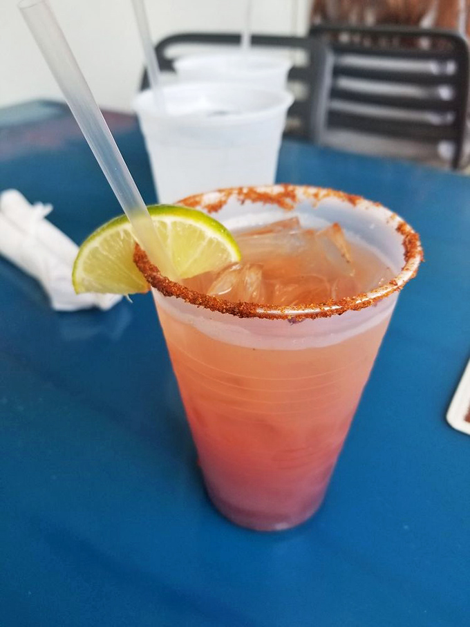 This isn't just a drink&mdash;it's a spicy, tangy meal in a glass. The rim's seasoning adds the perfect kick to what might be the best Bloody Mary on the Virginia coast. 