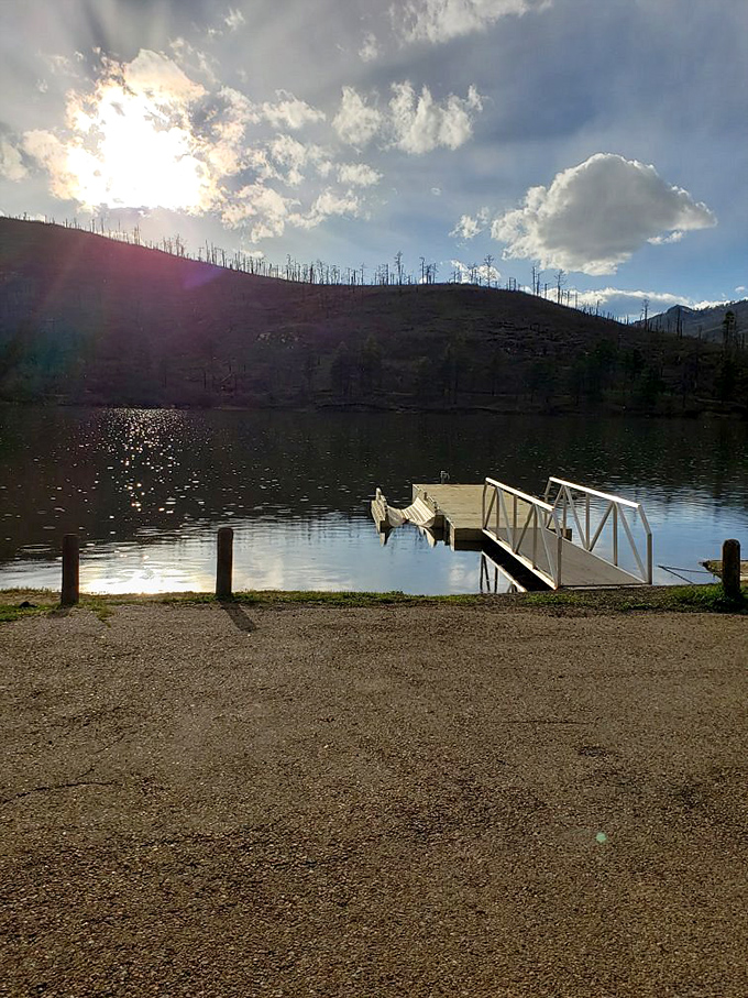This humble dock is actually a portal to serenity. Just add fishing rod, subtract smartphone notifications, and breathe deeply.