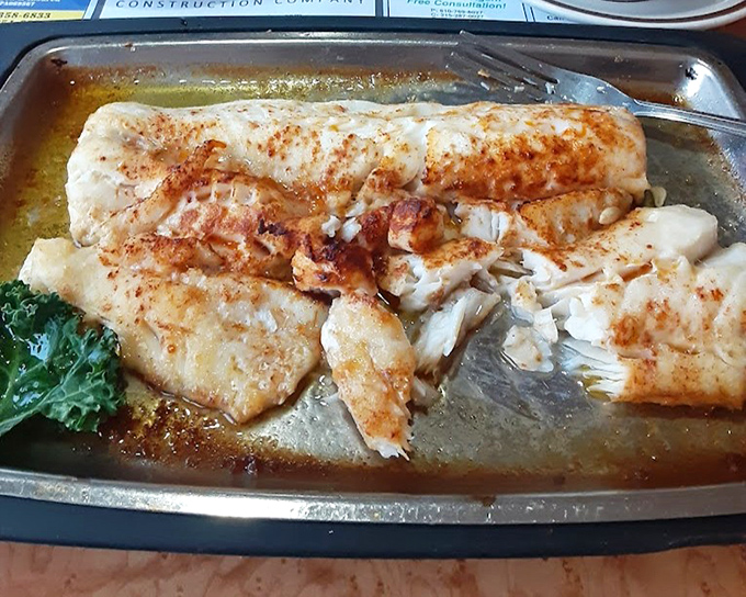 Broiled haddock that proves simplicity is the ultimate sophistication when it comes to seafood done right.