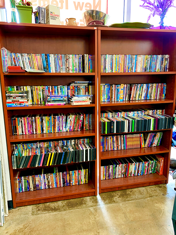 The literary corner&mdash;where paperbacks and hardcovers patiently wait for new readers to discover worlds between their well-loved covers.