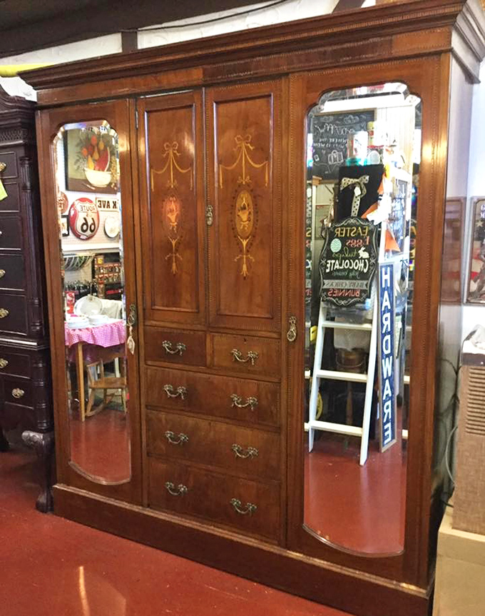 This isn't just a wardrobe; it's a portal to Narnia for grown-ups, complete with mirrored doors that have reflected a century of fashion choices.