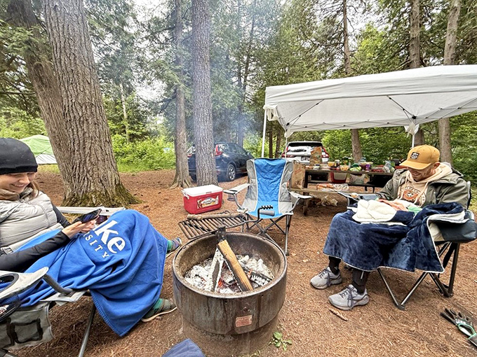 Campfire conversations and quiet contemplation&mdash;the true luxury of outdoor living happens around this simple fire ring.