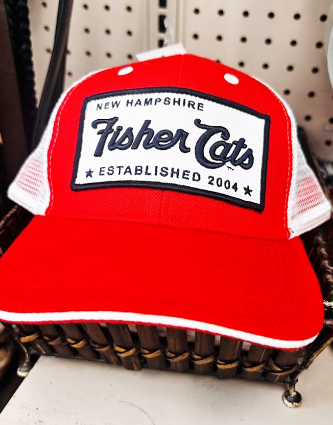 Local pride on display! This Fisher Cats cap lets you support the team without the stadium markup. Home run for your wallet.