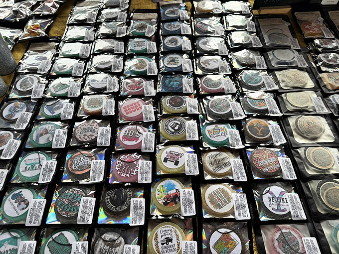 Pop culture preserved in pocket-sized collectibles. These aren't just air fresheners; they're dashboard companions for life's journey.