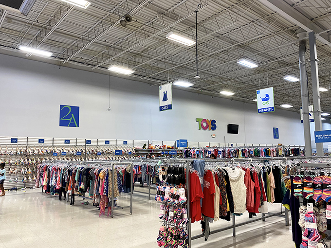 Tiny fashionistas need not break the bank. The children's section offers pint-sized style at pocket-sized prices.