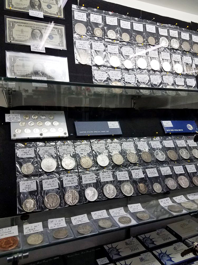 Money you can't spend but might be worth more than what's in your wallet. History you can hold, priced and protected.