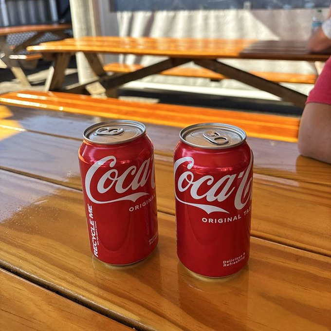 Two Coca-Colas on a sun-drenched picnic table&mdash;the classic accompaniment to seafood that's too good to be upstaged by fancy cocktails.