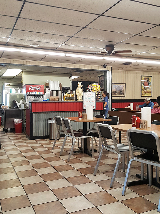 The counter where BBQ dreams come true &ndash; simple, efficient, and focused on getting that smoky goodness to you without delay.