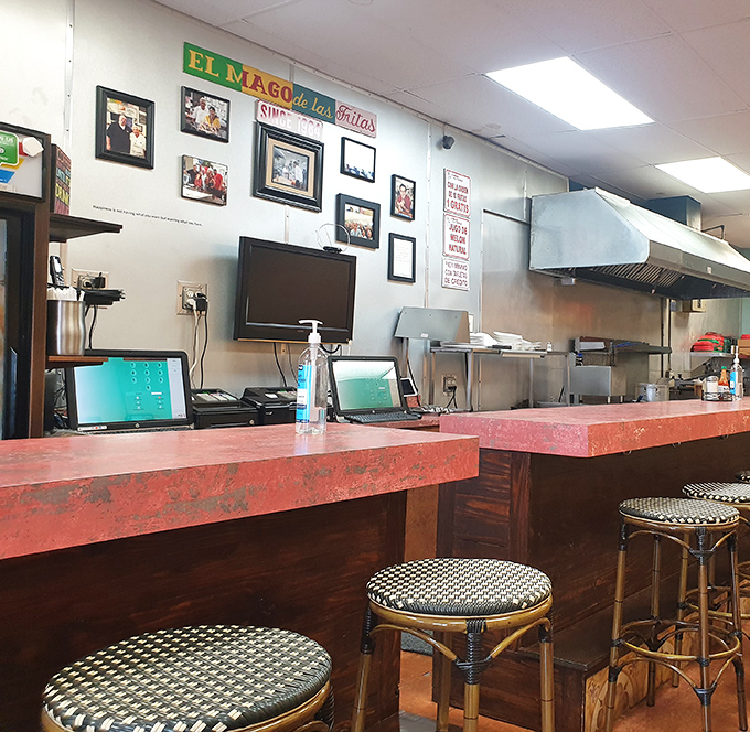 Counter seating: where the serious eaters sit to watch culinary theater unfold. Front row tickets to the tastiest show in town.