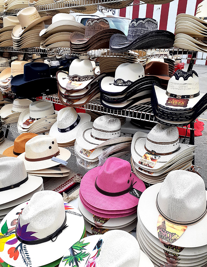 Hat heaven for aspiring cowboys and sun-conscious fashionistas alike. From rodeo-ready to beach-bound, your head's next statement piece awaits.