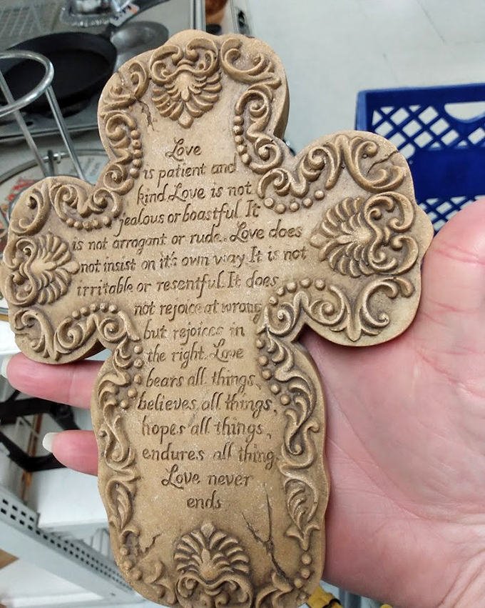 Faith-based home d&eacute;cor reminds us that meaningful treasures hide among the everyday finds throughout the store.