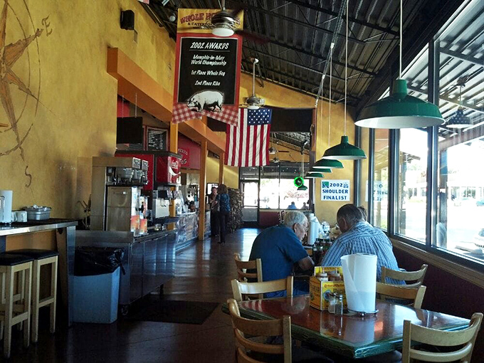The dining room &ndash; where strangers become friends united by the universal language of "mmm" and "pass the napkins, please."