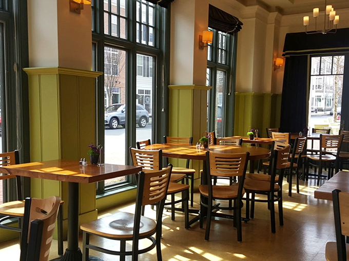 The dining room buzzes with happy conversation, proof that good food brings communities together every single time.