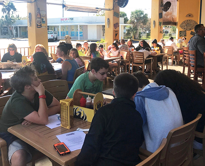 The outdoor dining area buzzes with the energy of people making memories over meat. BBQ brings strangers together like nothing else.