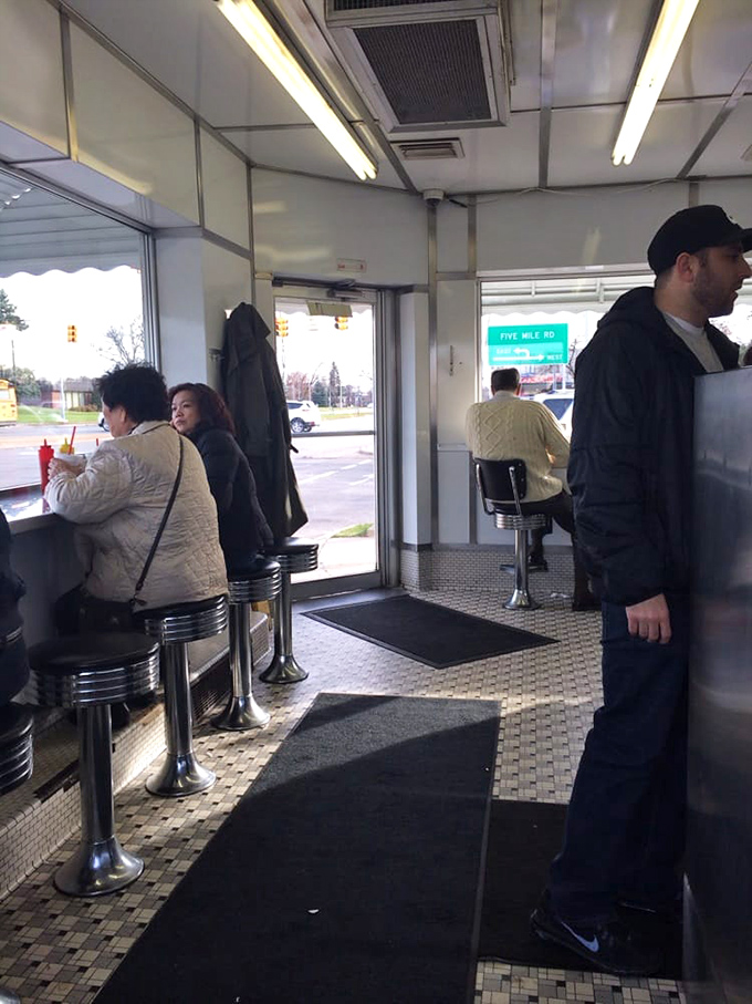 Customers lined up at the counter, proving good breakfast draws a crowd worth joining any day.