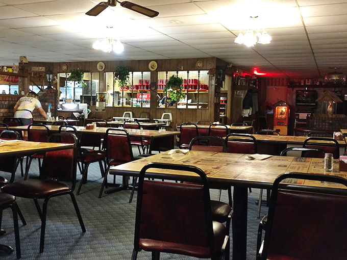 Wood paneling, ceiling fans, and tables that have hosted decades of family celebrations&mdash;authenticity you can't manufacture.