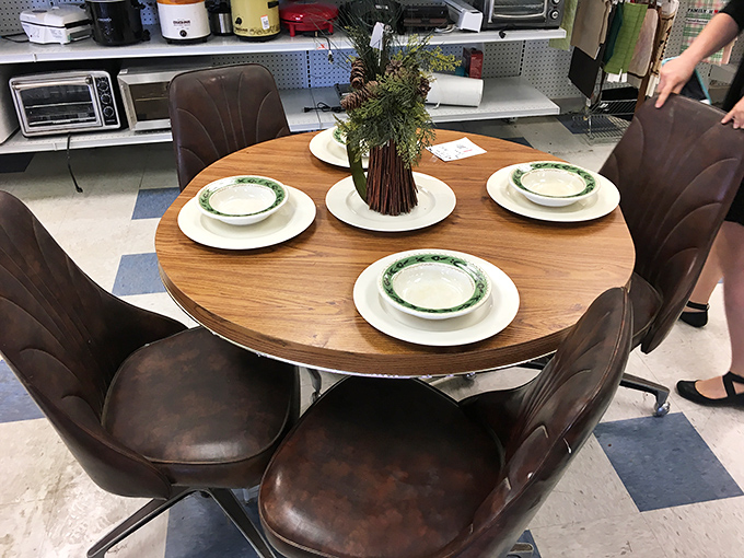 This mid-century dining set isn't just furniture&mdash;it's a stage waiting for your family's next great debate about politics or praise for your legendary pot roast.