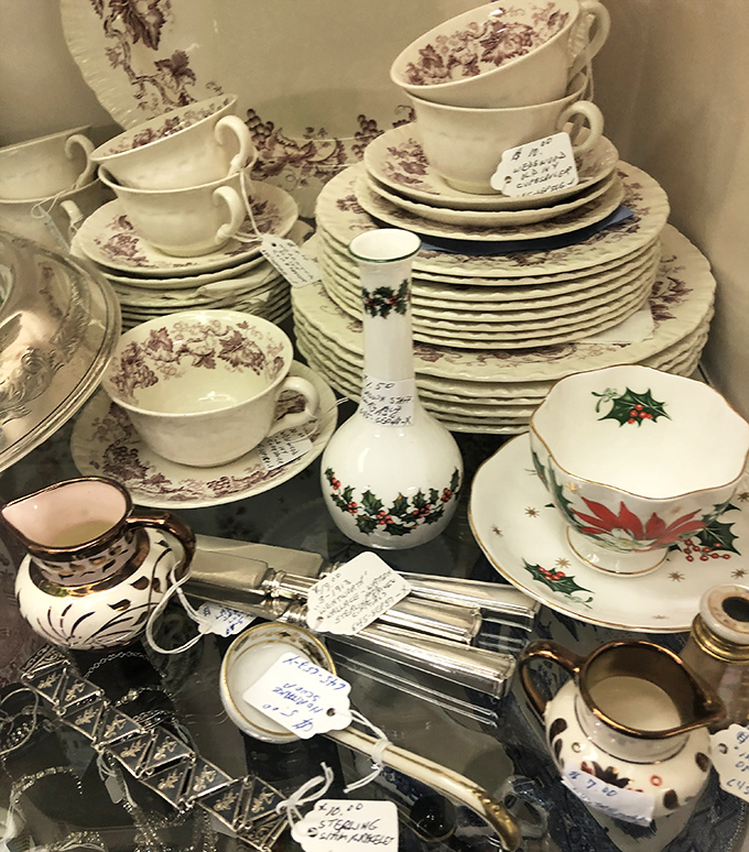 Complete vintage dinnerware sets prove people once cared enough about china patterns to register for them at weddings.