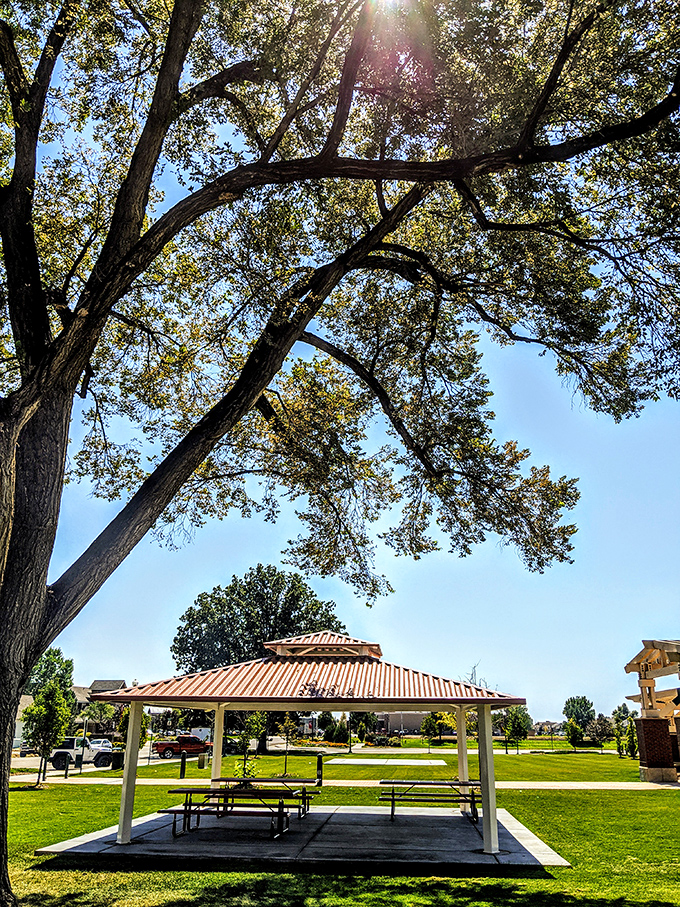 The town square's gazebo awaits your retirement book club meetings or impromptu guitar sessions&mdash;no reservation or app required.
