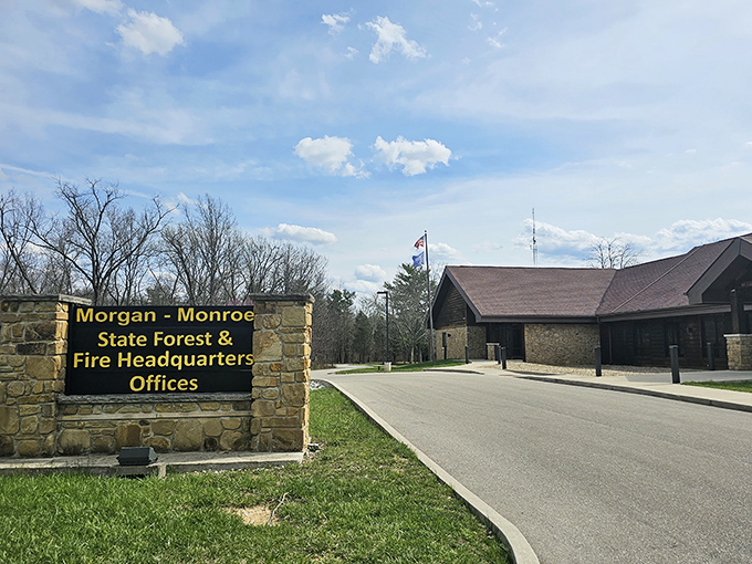 Forest headquarters: where rangers plan the care of 24,515 acres of woodland paradise, ensuring it remains pristine for future generations.