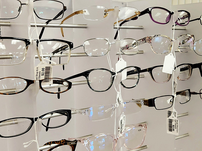 Eyeglasses for every face shape hang ready, because looking smart shouldn't cost a fortune.